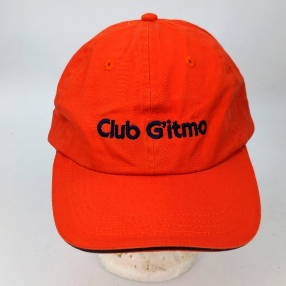 Toppers | Accessories | Rush Limbaugh Club Gitmo Orange Strapback Hat ...